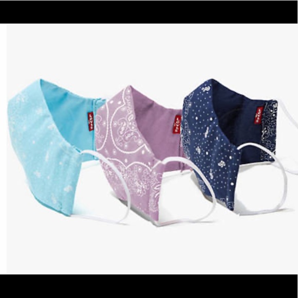 Levi's | Accessories | Levis Lavender Paisley Face Mask | Poshmark